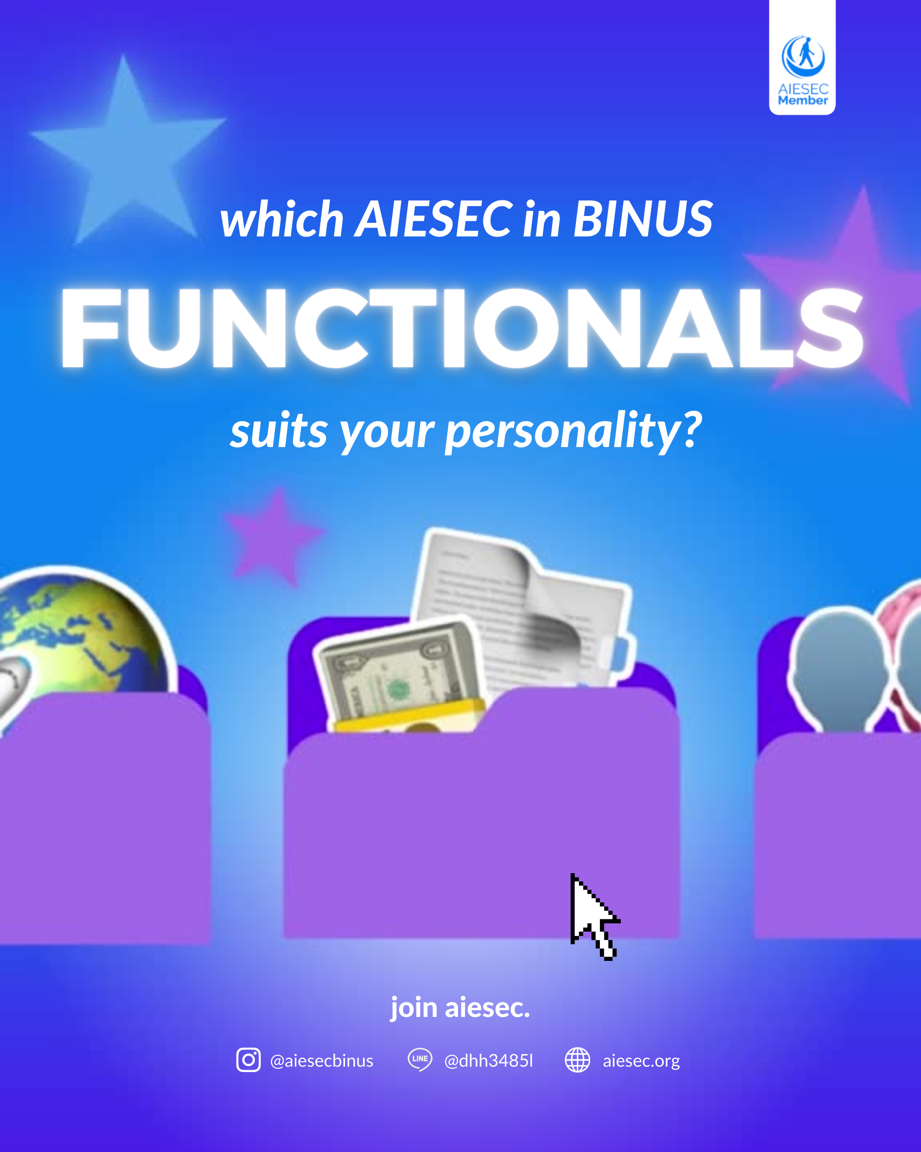 Which AIESEC in BINUS Functionals Suits Your Personality? – AIESEC