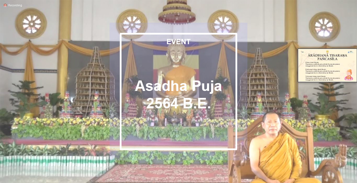 Asadha Puja 2564 B.E. – Keluarga Mahasiswa Buddhis Dhammavaddhana